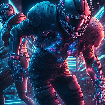 "Cyber Football" Art Board Print for Sale by meshhead | Redbubble