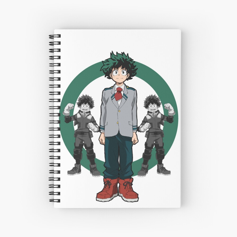 "Deku Boy" Spiral Notebook for Sale by RandomlySimple | Redbubble