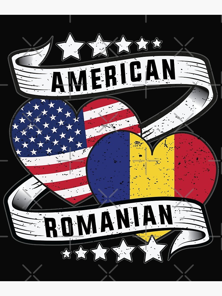 "American and Romanian shirt Half American and Half Romanian flag ...