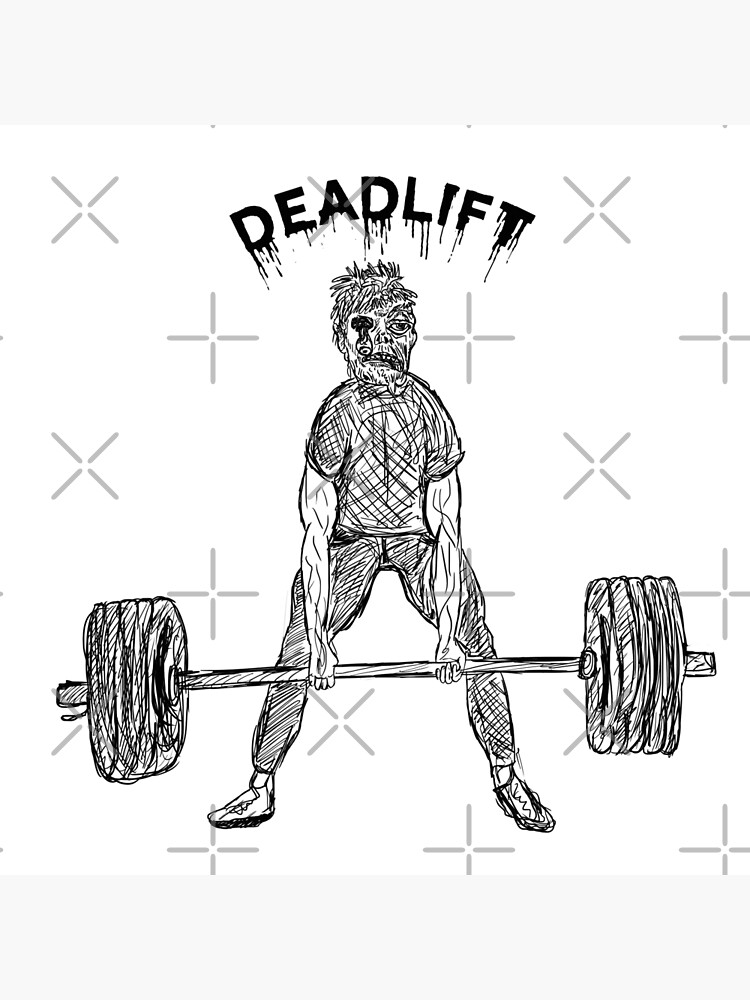 "Deadlift" Art Print for Sale by Barnyardy | Redbubble