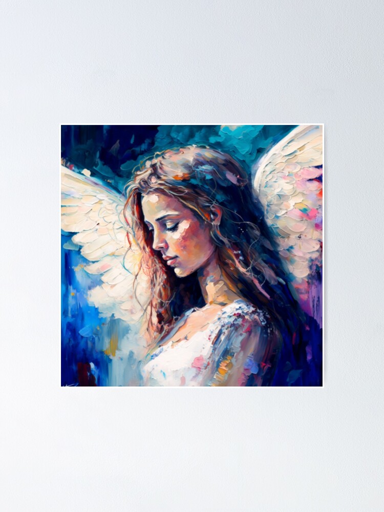 "Angels Are Among Us - Art, Prints " Poster for Sale by BeaconMarketing ...