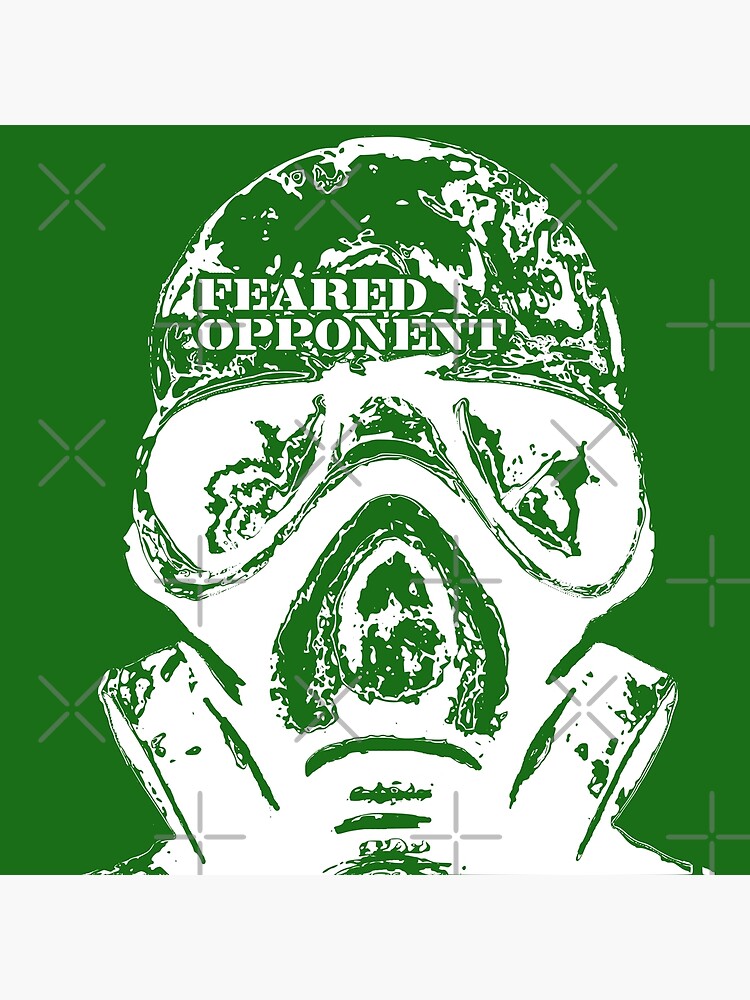 "FEARED OPPONENT" Poster for Sale by 1MILLIONPUSHUPS | Redbubble