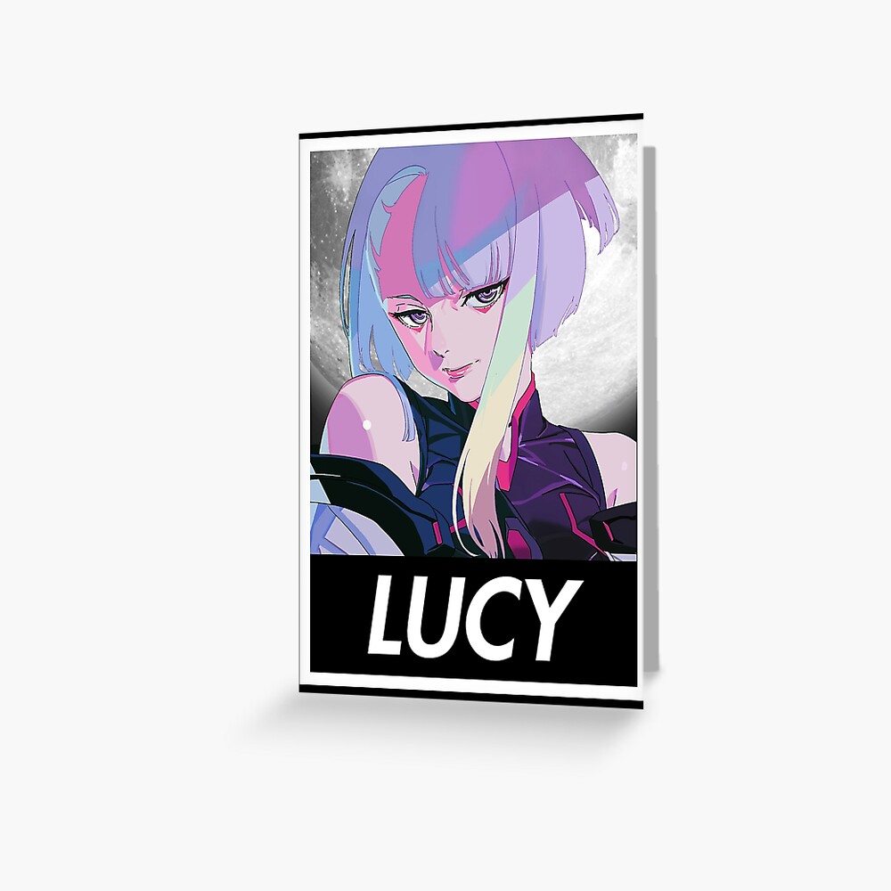 "Lucy Cyberpunk Edgerunners" Greeting Card for Sale by Kawaiicrewshop ...