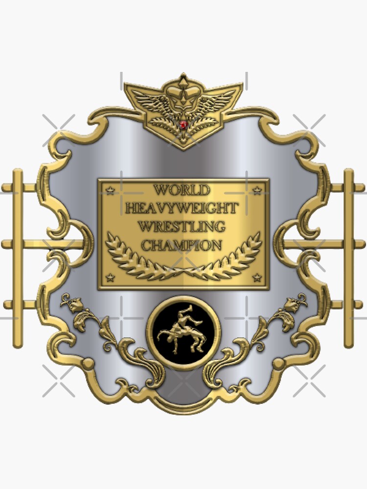 "Wrestling Championship Belt" Sticker for Sale by Saint-Designs77 ...