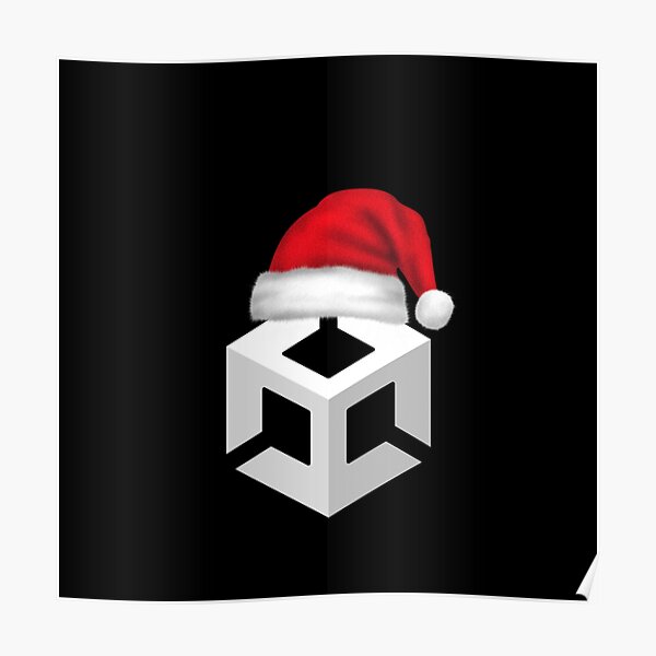 "Unity Logo Christmas / Unity Game Developer Christmas" Poster for Sale ...