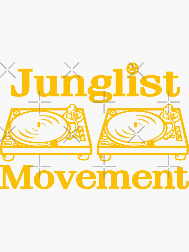 "Junglist Movement (Jungle is Massive)" Sticker for Sale by Stoba74 ...