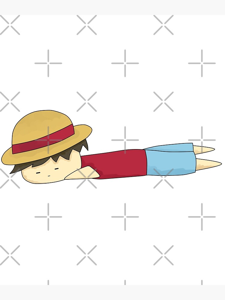 "Luffy The Pirate sleeping King" Poster for Sale by ITsubaSaDesign ...