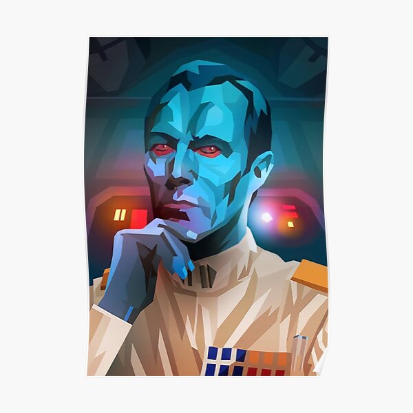 "Admiral Thrawn Digital Art" Poster for Sale by Master-bg | Redbubble