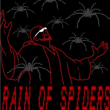 "Rain of spider Faith the unholy trinity" Tapestry by Pollalta | Redbubble