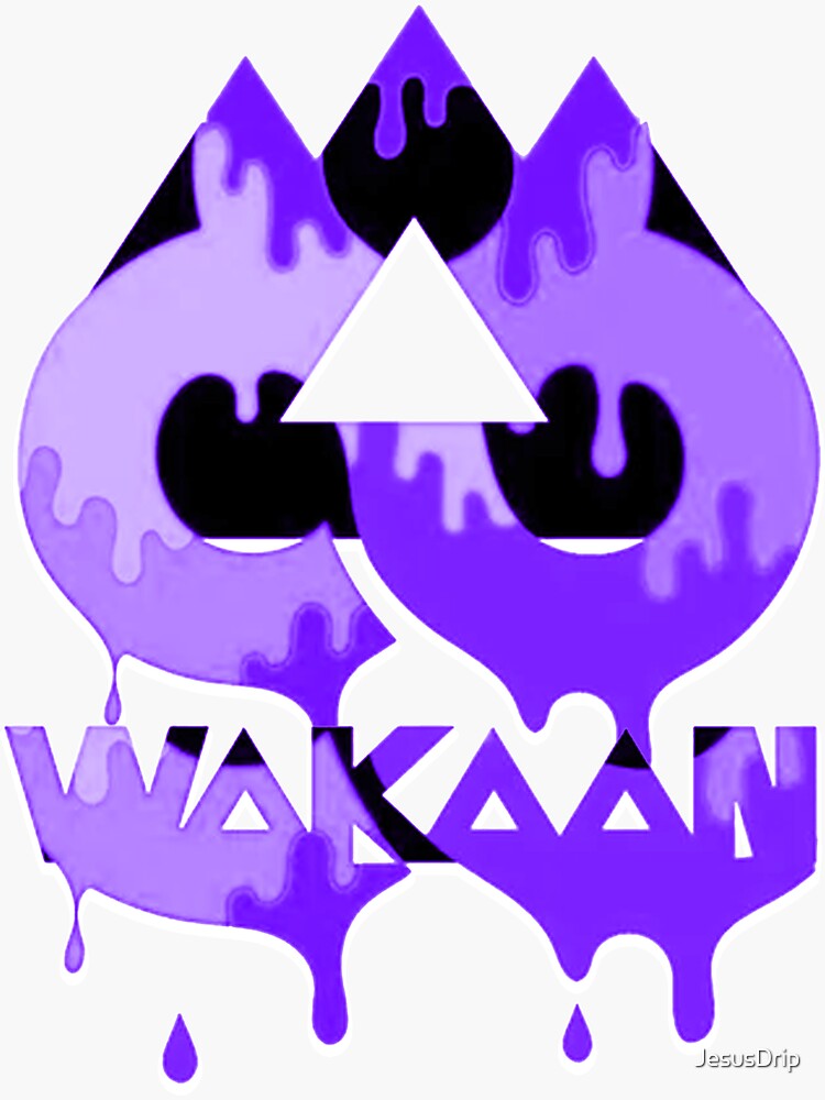 "WAKAAN" Sticker for Sale by JesusDrip | Redbubble