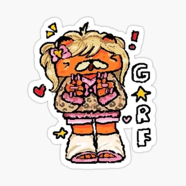 "gyaru garf" Sticker for Sale by Tokoissick | Redbubble