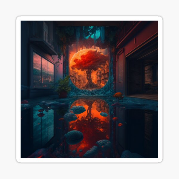 "As Above So Below – Interior Outlook" Sticker for Sale by InsterDesign ...