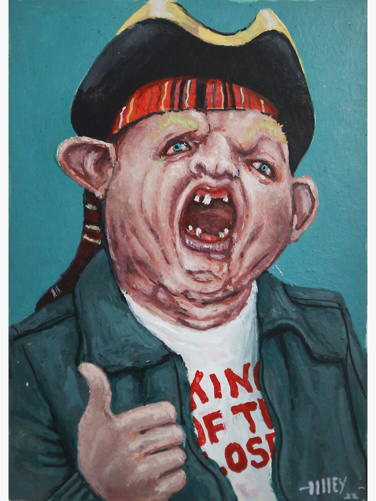 "Hey You Guys | Painting of Sloth Goonies | Sloth Popart | Sloth ...