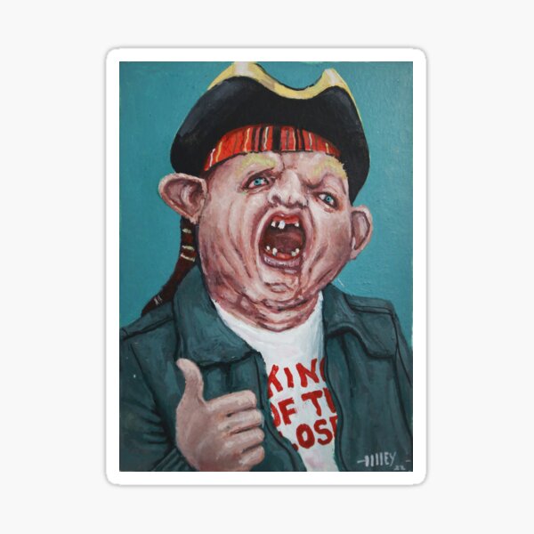 "Hey You Guys | Painting of Sloth Goonies | Sloth Popart | Sloth ...