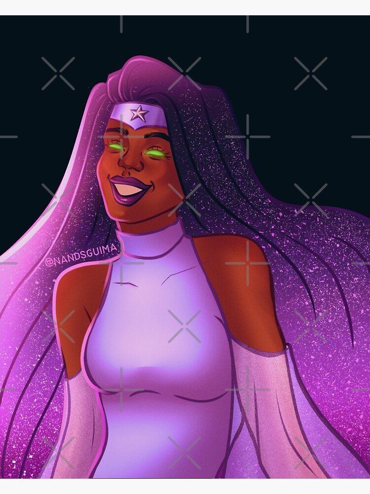 "Mar'i Grayson a.k.a. Nightstar!" Sticker for Sale by nandsguima ...