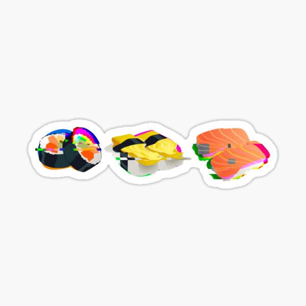"SUshi" Sticker for Sale by KaiVerroDesigns | Redbubble