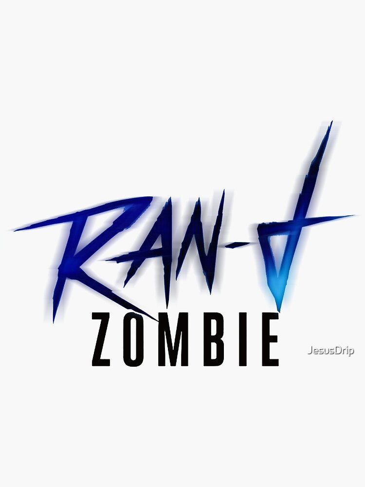 "RAN-D Zombie" Sticker for Sale by JesusDrip | Redbubble