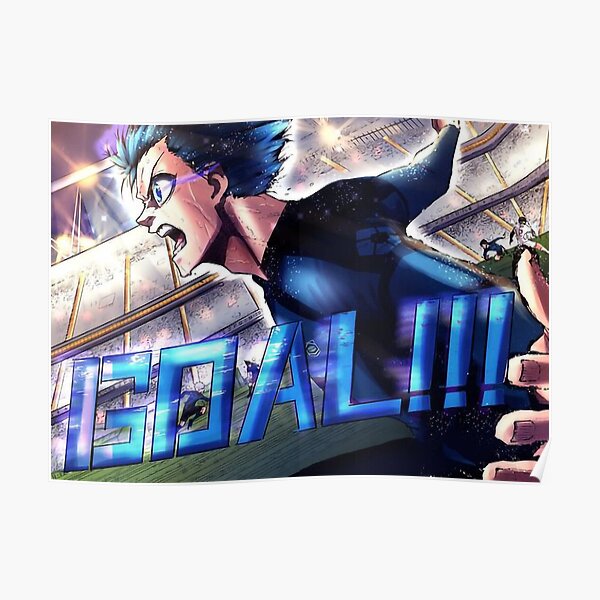 "Isagi Yoichi World Champion GOAL // Blue Lock" Poster for Sale by ...