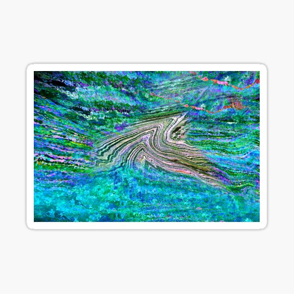 Metamorphic rock, Sciart" Sticker by GeoPipics | Redbubble