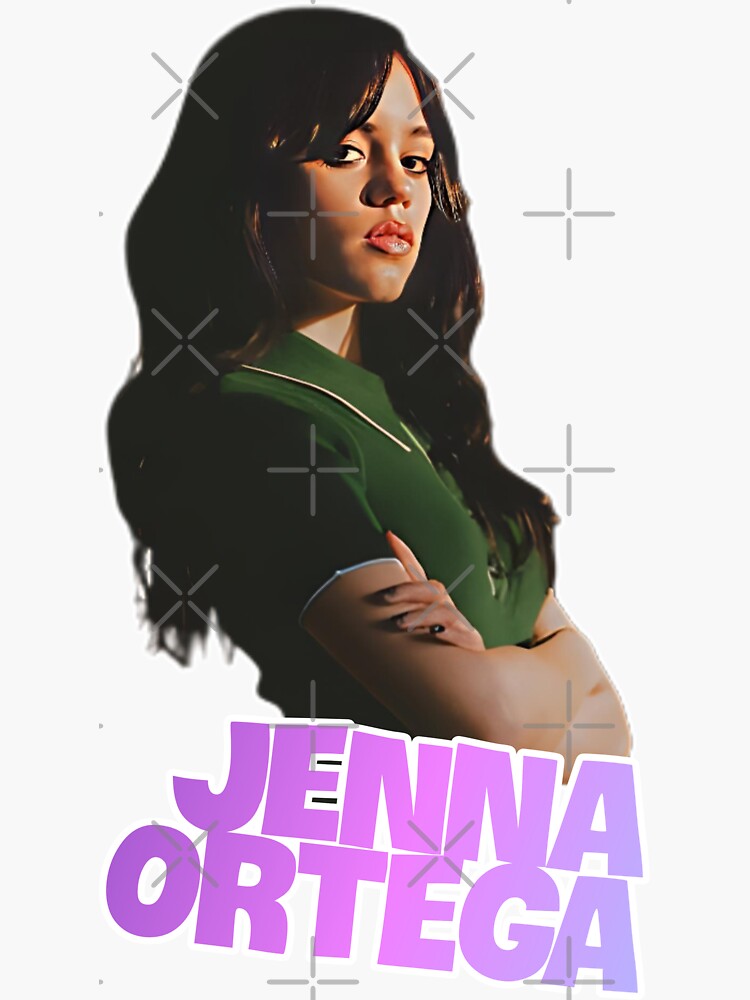 "Jenna Ortega" Sticker for Sale by Arttext1992 | Redbubble