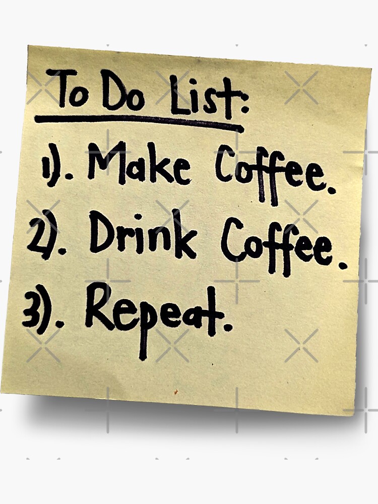 "To Do List" Sticker for Sale by HadedaCreative | Redbubble