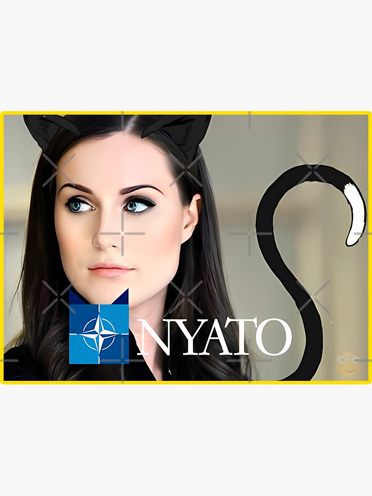 Sticker « nyato, gloire à l'ukraine, gars certifié, gars, otan, nafo, ofan, slava ukraini, nafo ...