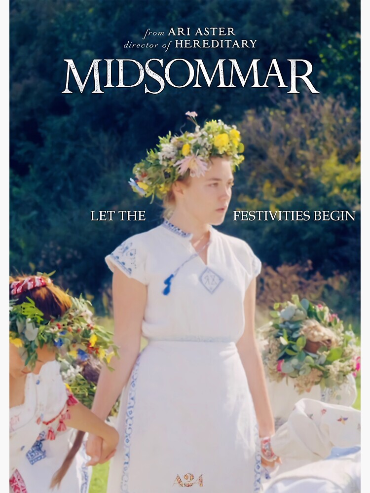 "Poster of Midsommar" Sticker for Sale by LanieSanchez | Redbubble