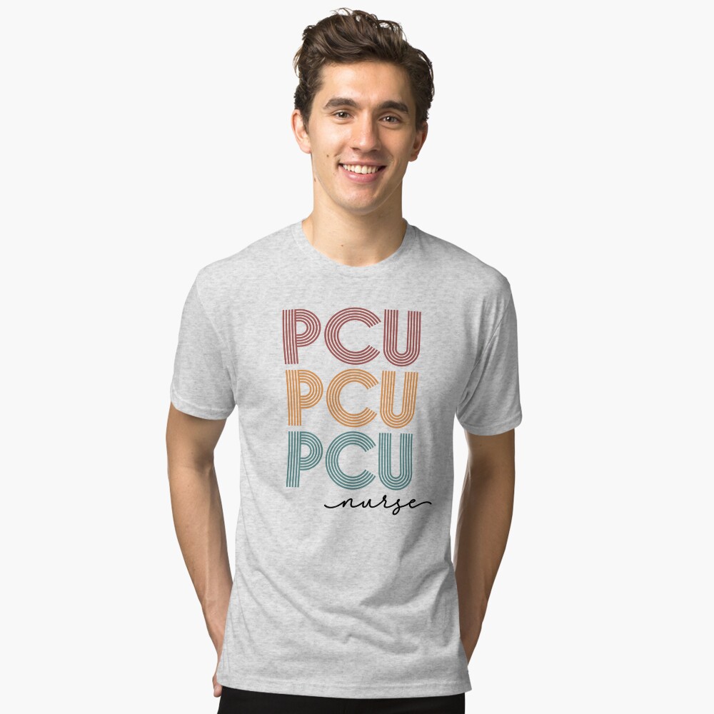 "Colorful Retro Vintage PCU Nurse 80s 1980s" Sticker for Sale by ...