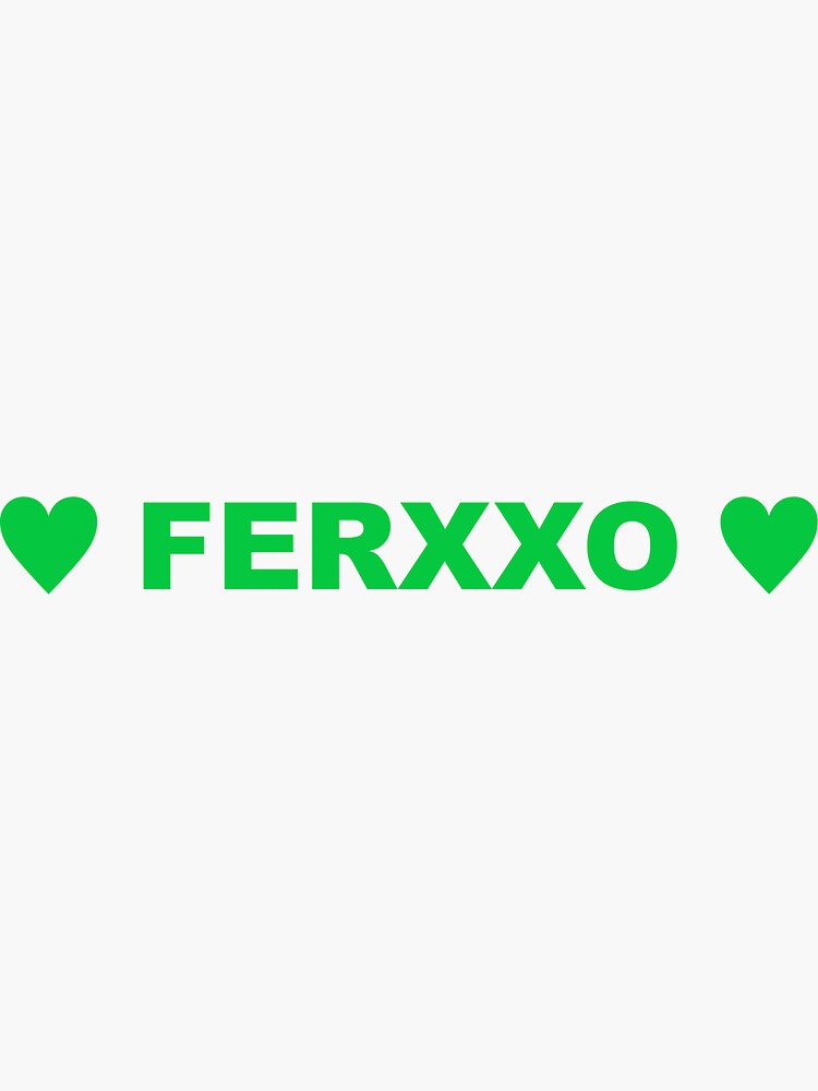 "FERXXO " Sticker for Sale by Frshmaskmaker | Redbubble