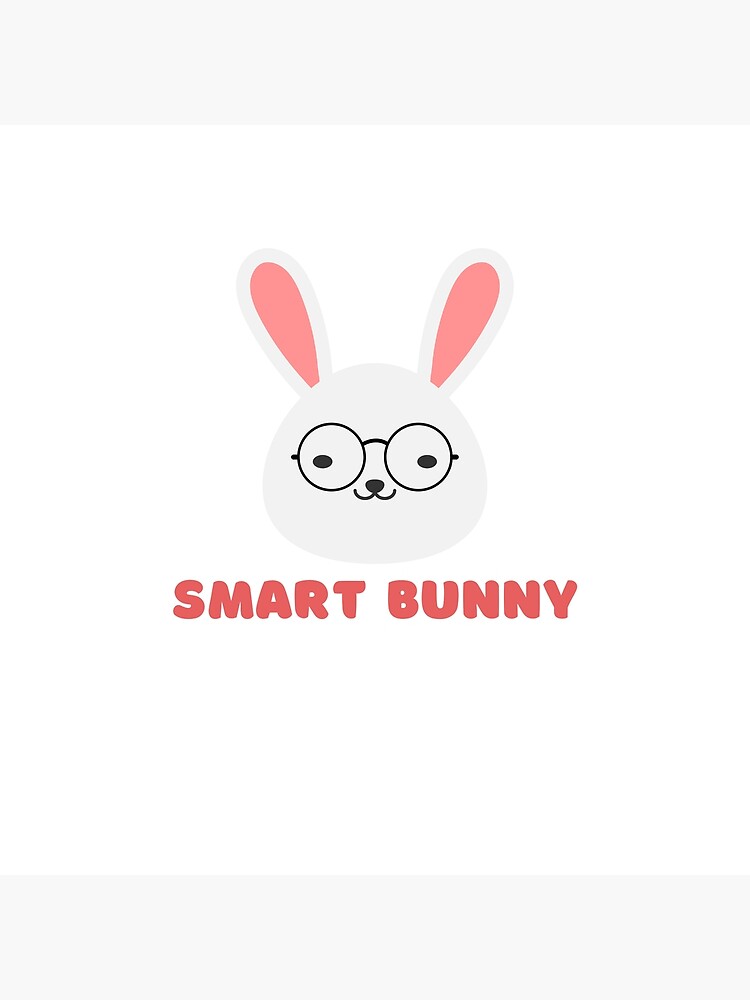 "Smart Bunny" Poster for Sale by GypsyGarou | Redbubble