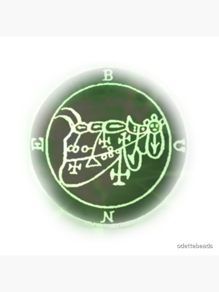 "Bune Bime Sigil Goetia Demon" Sticker for Sale by odettebeads | Redbubble