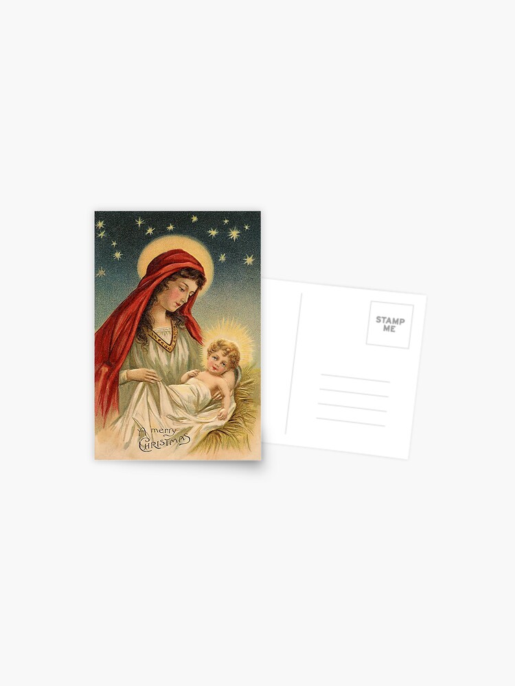 "Mary and Jesus" Postcard for Sale by AtticSalt | Redbubble