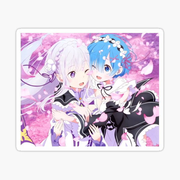 "Re Zero" Sticker for Sale by geraldinelinvil | Redbubble