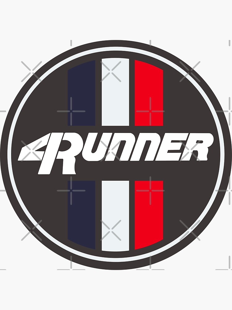 "4runner Retro Logo (Red White and Blue)" Sticker for Sale by ...