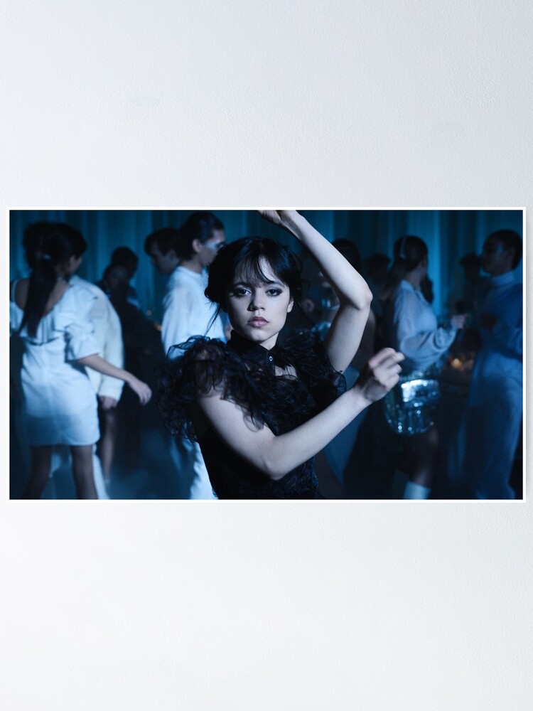 "Image of Wednesday Addams aka Jenna Ortega dancing at the ball prom ...