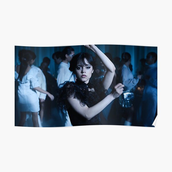 "Image of Wednesday Addams aka Jenna Ortega dancing at the ball prom ...