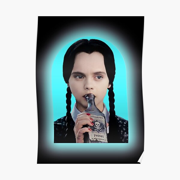 "Wednesday Addams " Poster for Sale by NAB04 | Redbubble