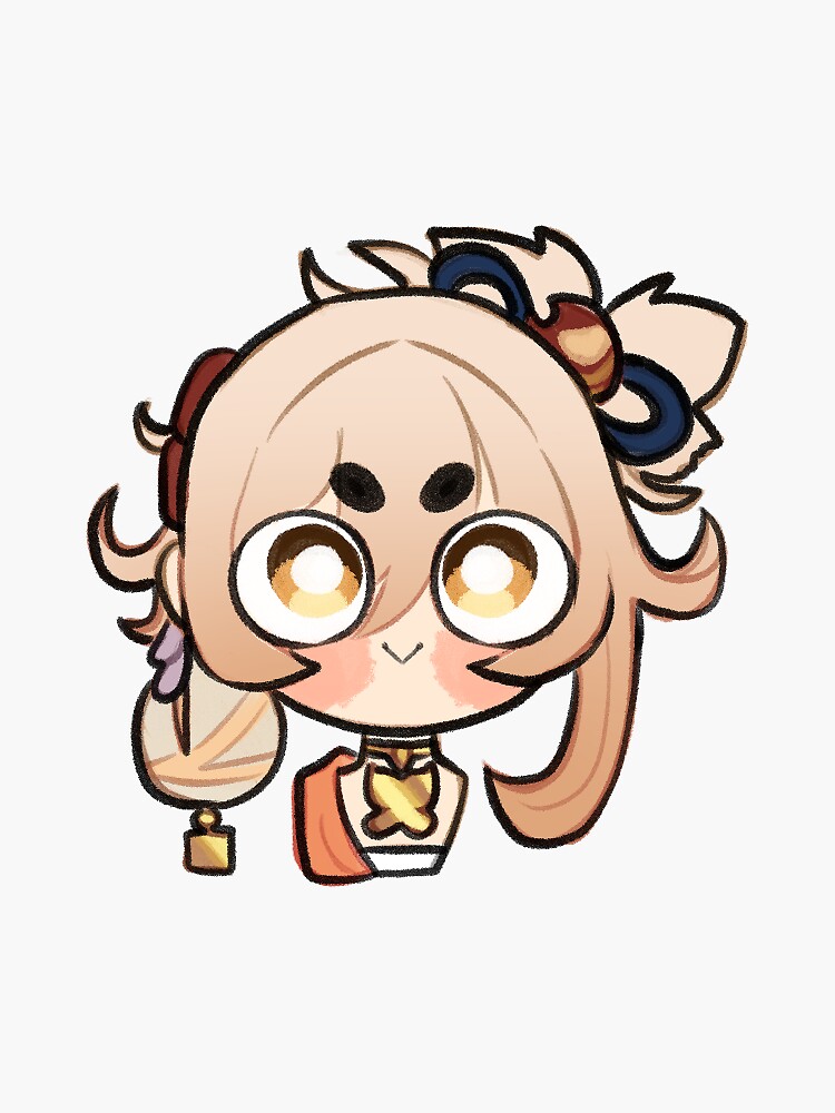 "Yoimiya Genshin Chibi " Sticker for Sale by isnotanoctopus | Redbubble