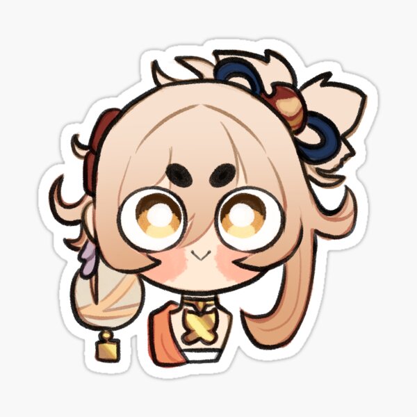 "Yoimiya Genshin Chibi " Sticker for Sale by isnotanoctopus | Redbubble