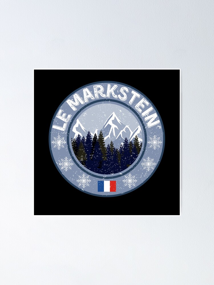 "The Markstein Ski resort" Poster for Sale by MyTshirtCulture | Redbubble