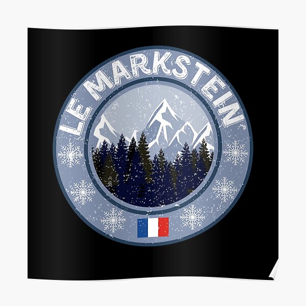 "The Markstein Ski resort" Poster for Sale by MyTshirtCulture | Redbubble