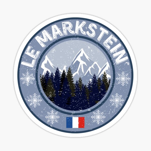 "The Markstein Ski resort" Sticker for Sale by MyTshirtCulture | Redbubble