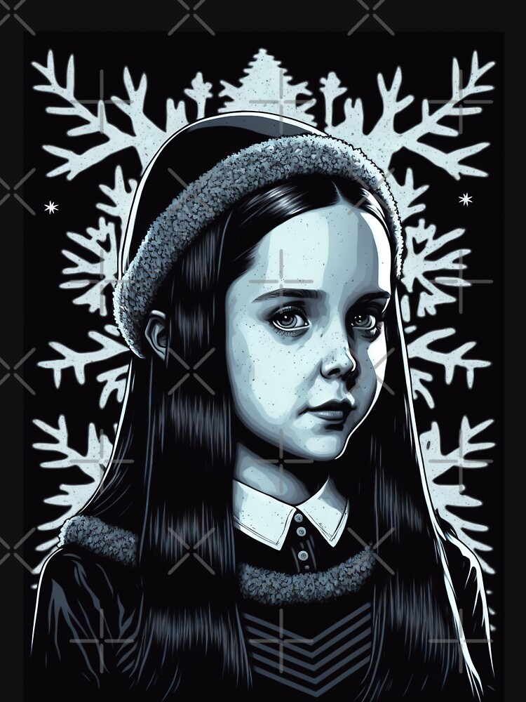 "Wednesday Addams Christmas" T-shirt for Sale by HenisonHorror ...