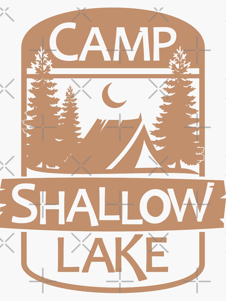 "Camp Shallow Lake Two" Sticker for Sale by FandomMaster | Redbubble