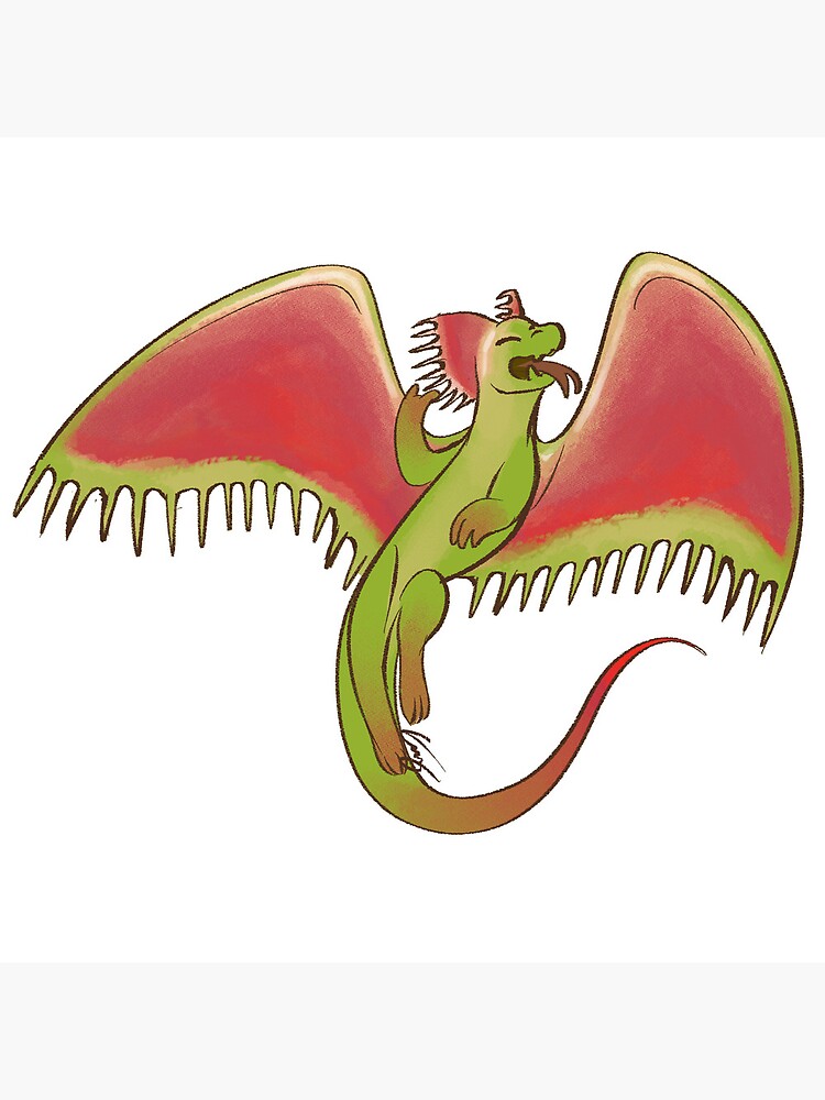 "Venus Fly Trap Dragon" Poster for Sale by ems-artwork | Redbubble