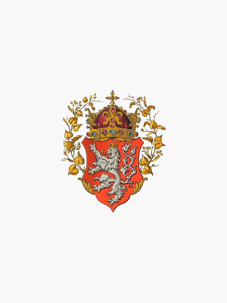 "Kingdom of Bohemia Coat of Arms" Sticker for Sale by ThornicalPress ...