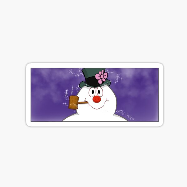 "Frosty The Snowman" Sticker for Sale by TrixieO-X | Redbubble