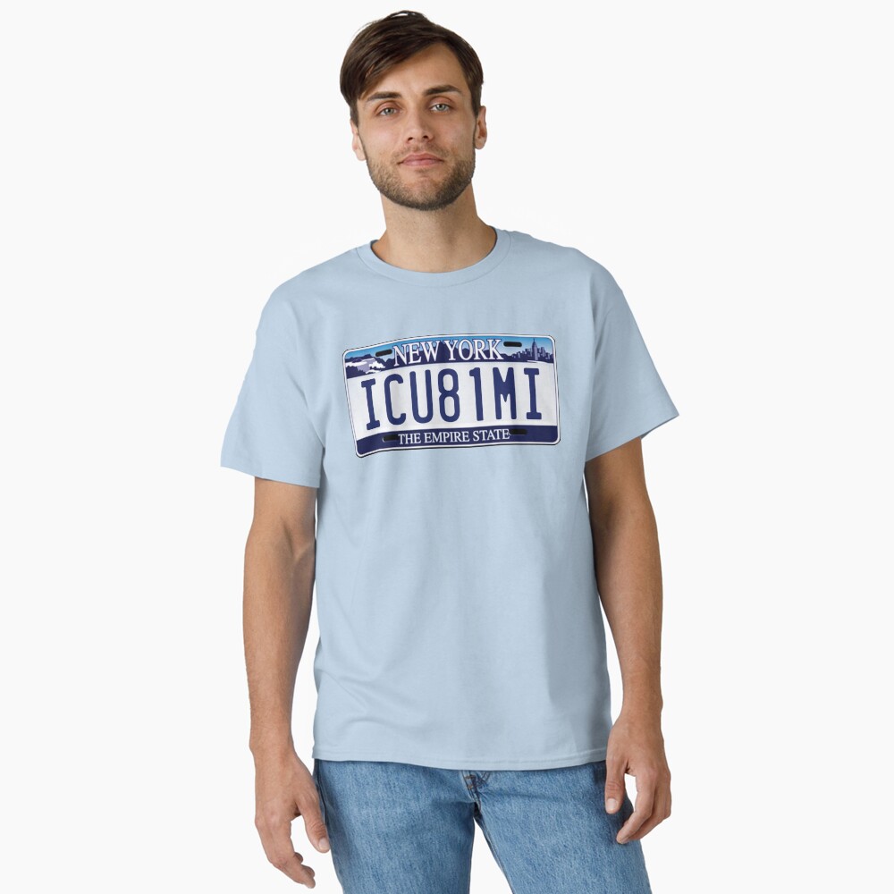 "30 Rock - Tracy Jordan License Plate - ICU81MI - Inscrutable!" Sticker ...