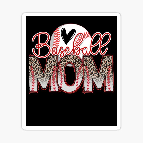 "Baseball Mom" Sticker for Sale by CreativeBuys | Redbubble