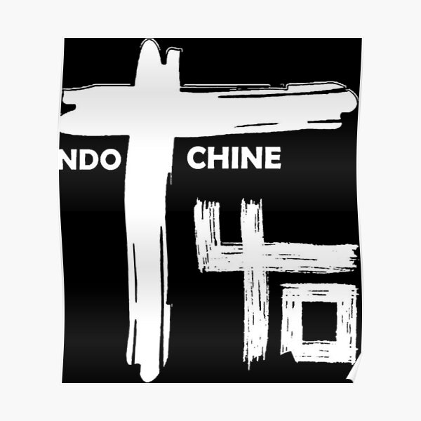 "Retro Indochine logo" Poster for Sale by DLutfy | Redbubble